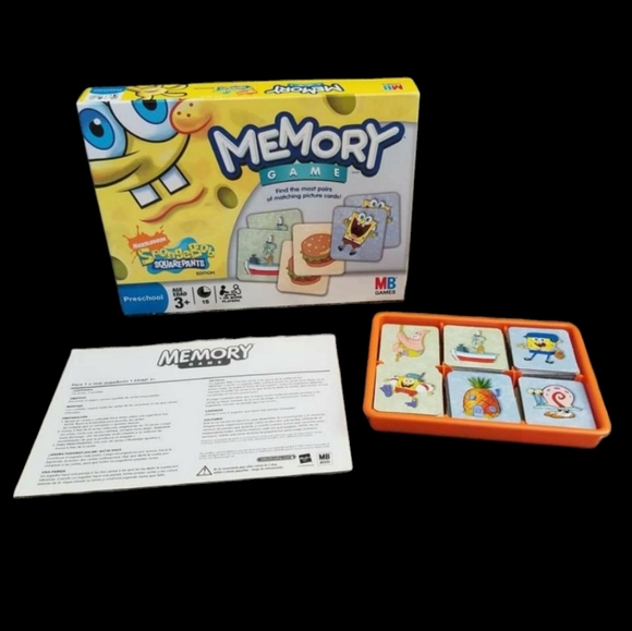 Hasbro | Toys | Spongebob Squarepants Memory Game | Poshmark